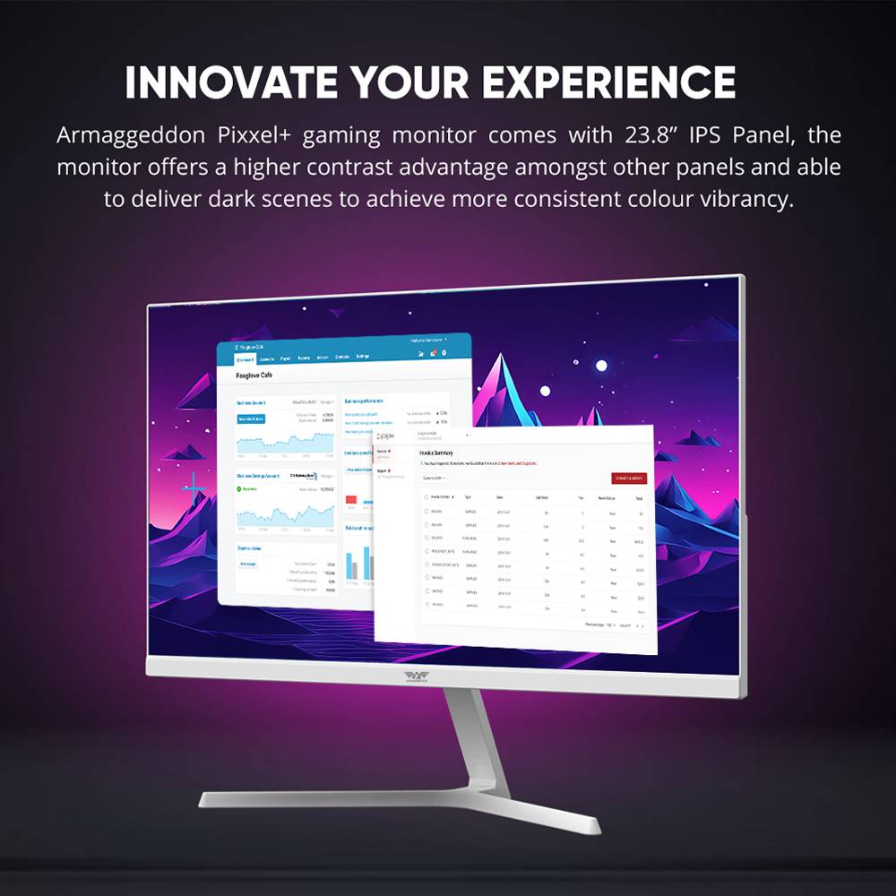 Armaggeddon PF24HD Super-100 IPS Frameless Monitor 100Hz White - nxt.cy | Smartphones, Tablets ...