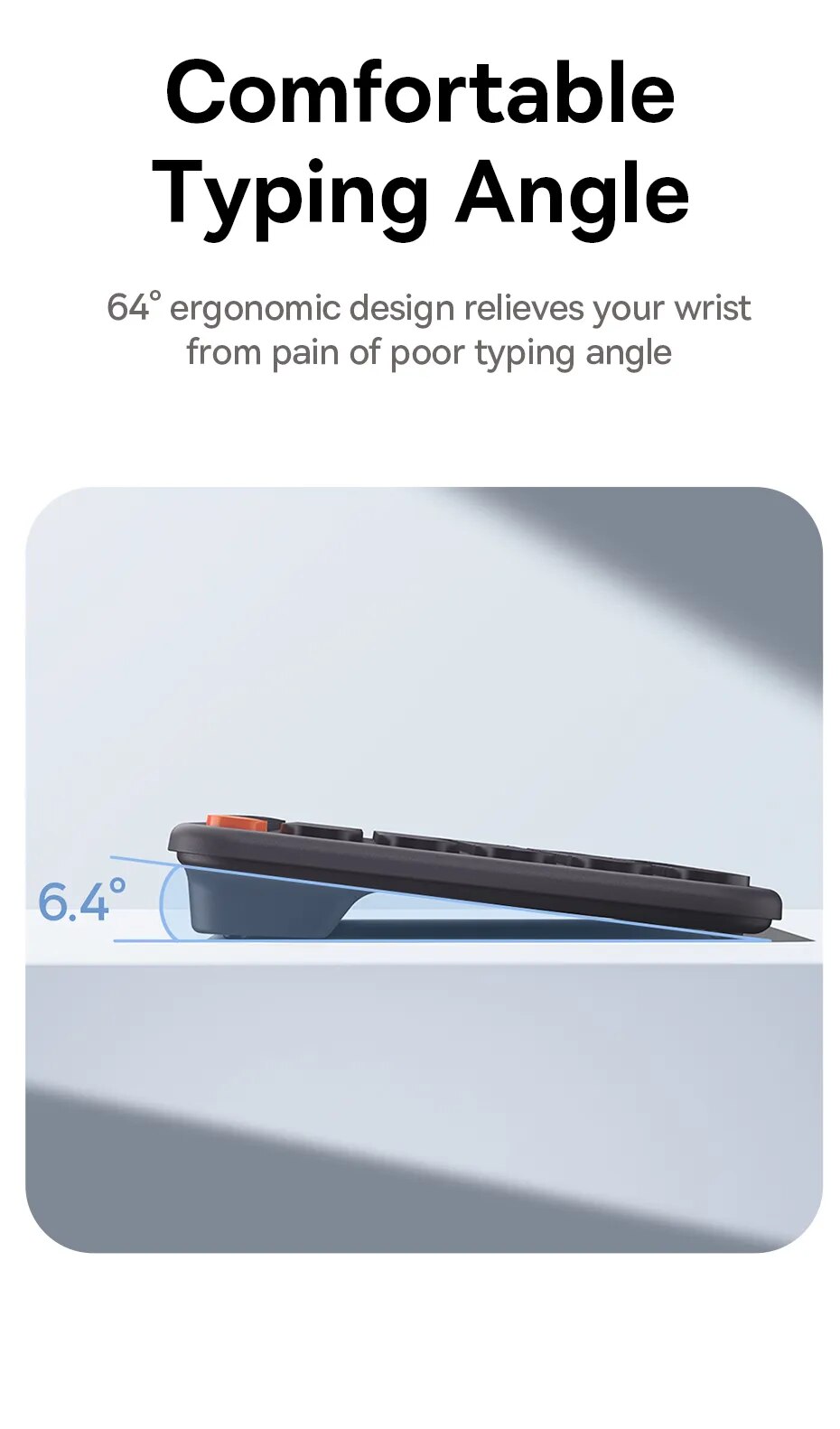 Baseus K01B Wireless Tri-Mode Keyboard Frosted Gray - nxt.cy ...