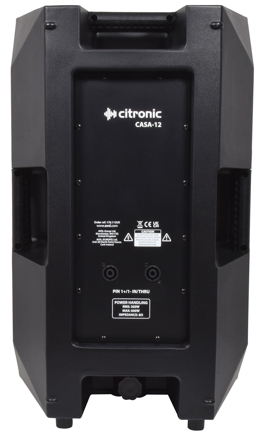 Citronic CASA-12 Passive 12" Full Range Speaker 300W 178.113UK - nxt.cy ...