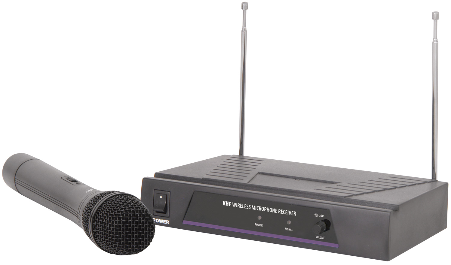 QTX VHF Single Handheld Wireless Microphone 173.8MHz 171.804UK - nxt.cy ...
