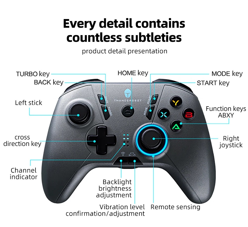 Thunderobot PC Gamepad With Vibration G30 - nxt.cy | Smartphones ...