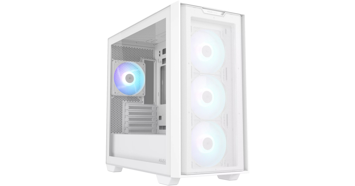 ASUS Gaming Case Micro ATX TG with 4xARGB Fans A21 PLUS White - nxt.cy ...