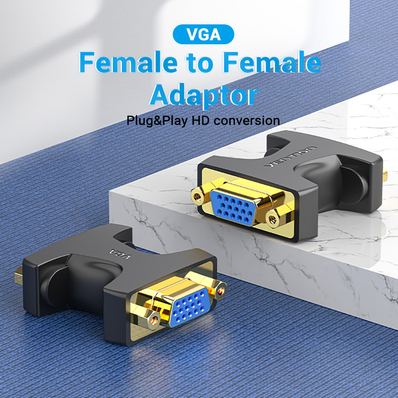 Vention VGA Coupler Female to Female (Connect 2 VGA Cables) DDGB0 - nxt ...