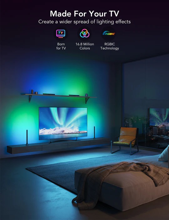 Govee TV Light Bars RGBIC for 45"-70" TV H6046 - nxt.cy | Smartphones ...