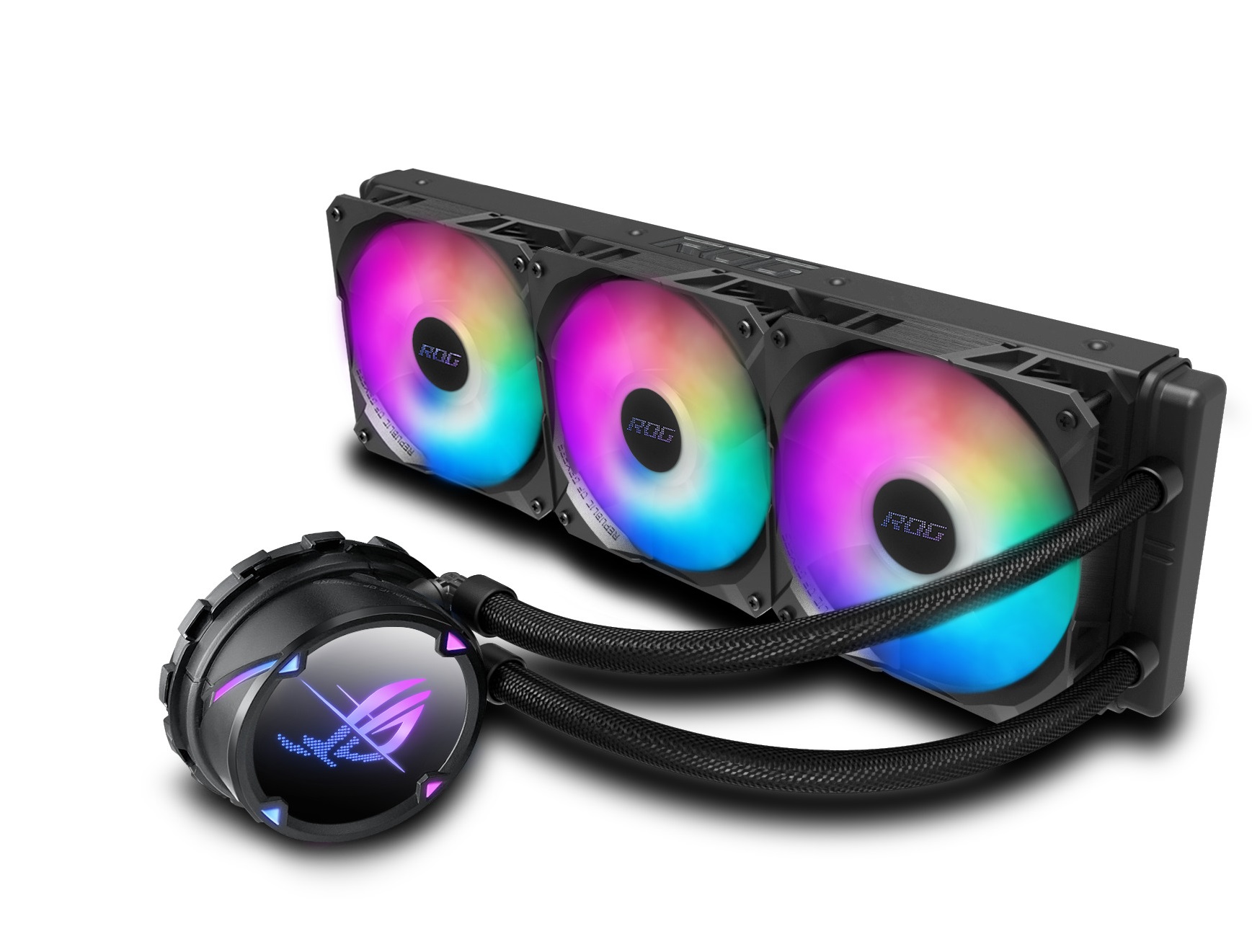ASUS CPU Liquid Cooler 3xFans ROG STRIX LC II 360 ARGB - nxt.cy ...