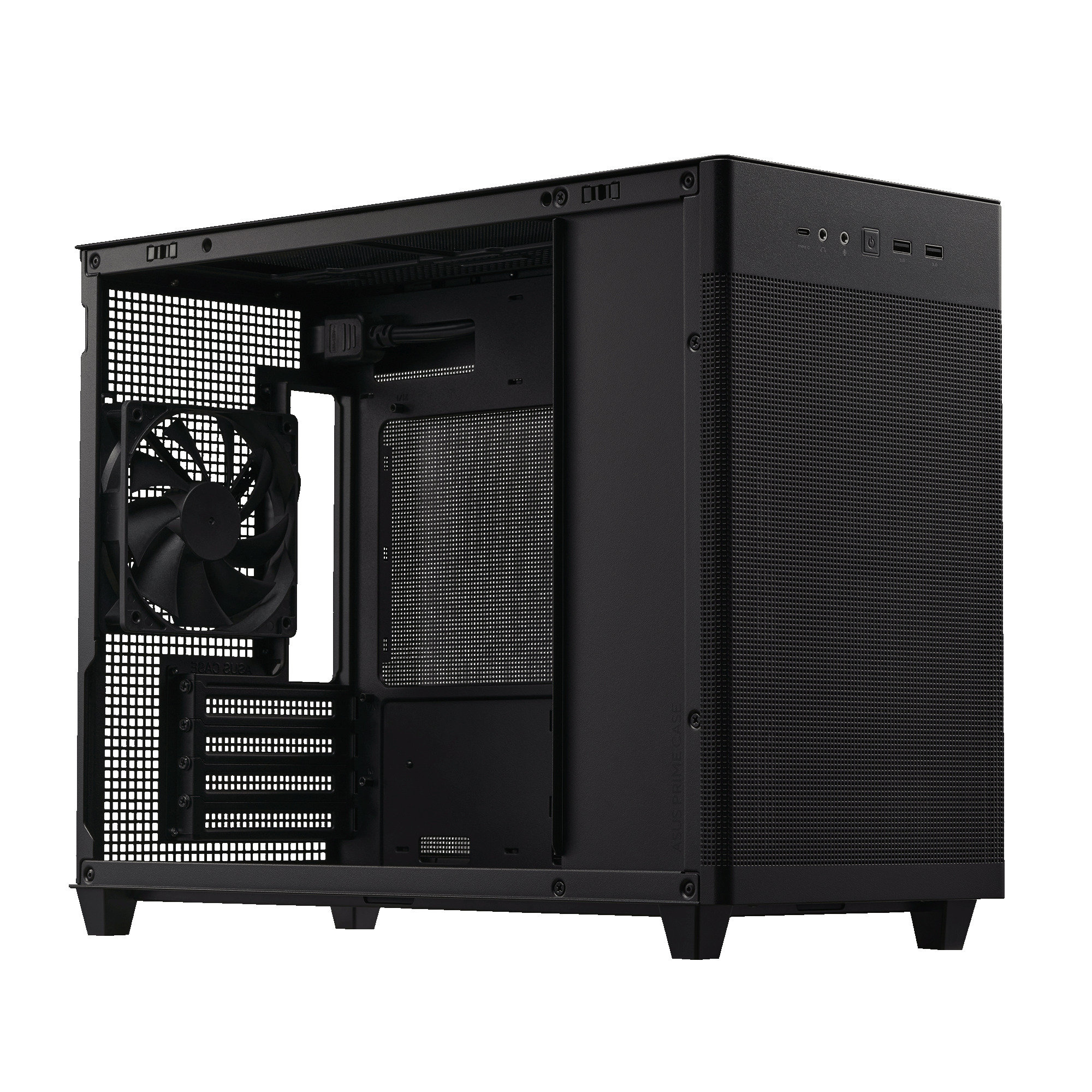 ASUS PC Case mATX Mesh Panel USB-C PRIME AP201 Black - nxt.cy ...