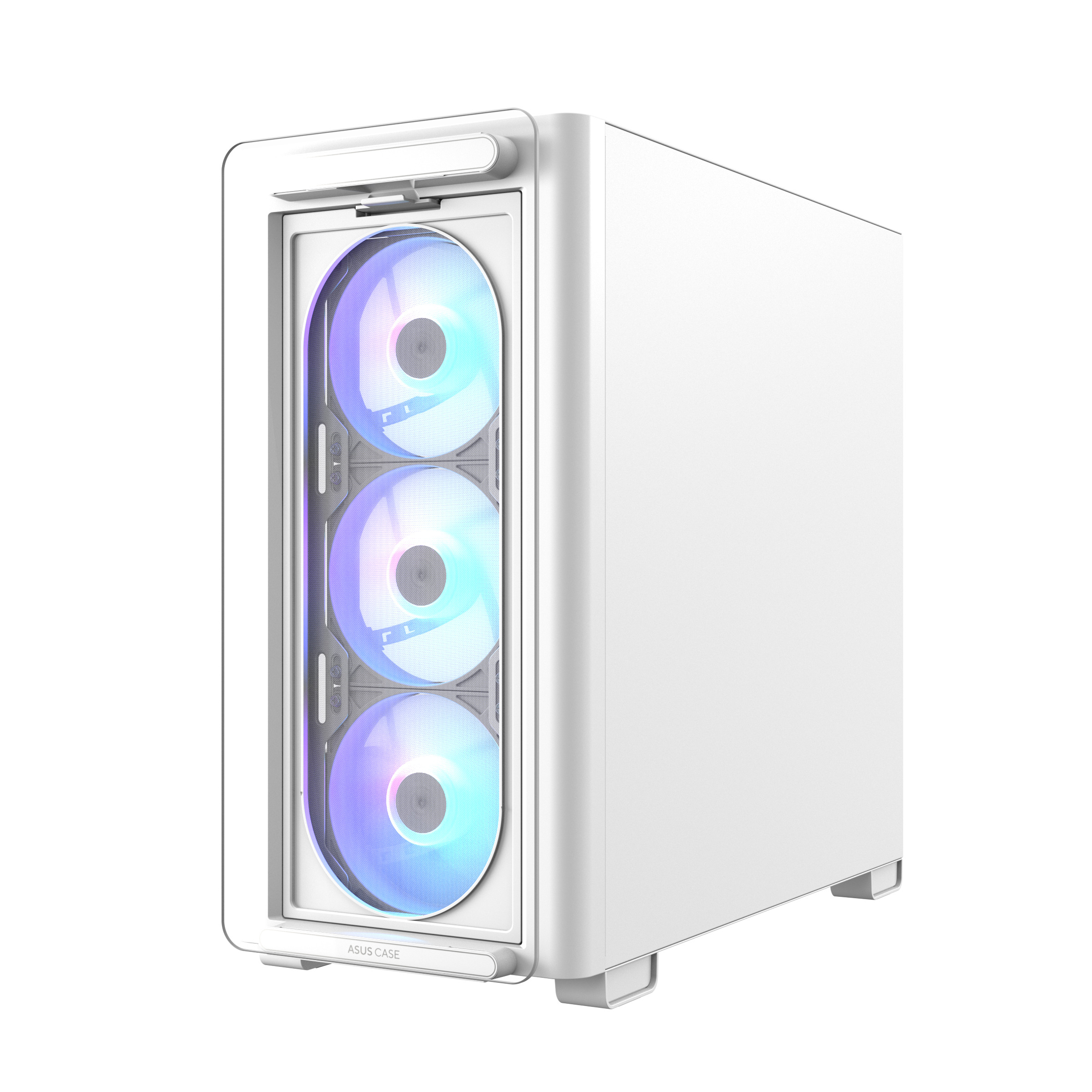ASUS PC Case mATX Tempered Glass 4xARGB Fans A23 PLUS White - nxt.cy ...