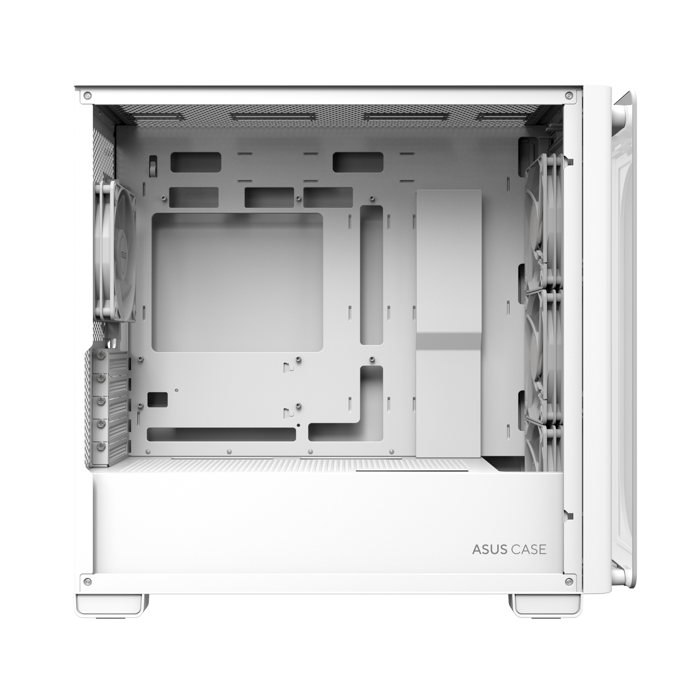ASUS PC Case mATX Tempered Glass 4xARGB Fans A23 PLUS White - nxt.cy ...