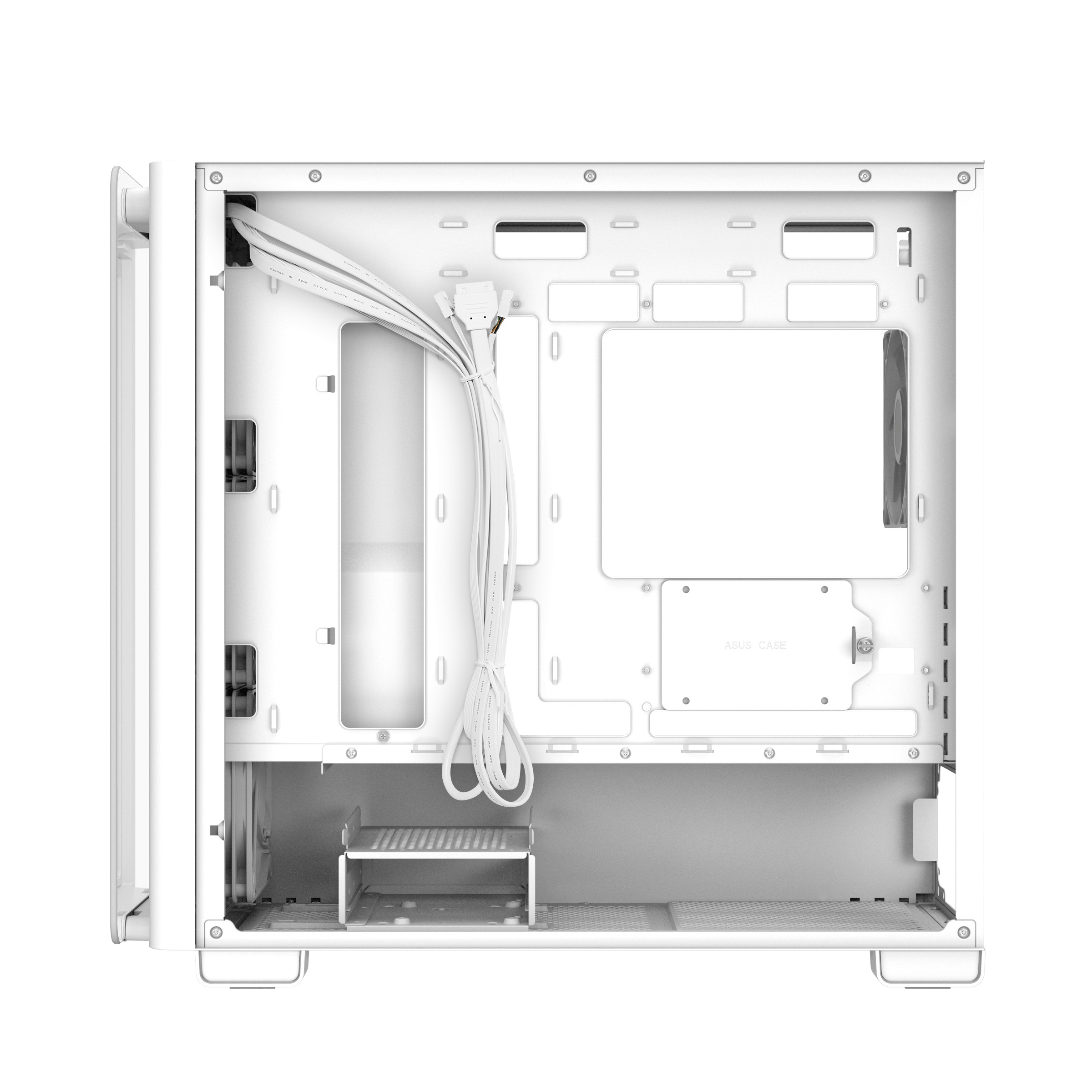 ASUS PC Case mATX Tempered Glass 4xARGB Fans A23 PLUS White - nxt.cy ...