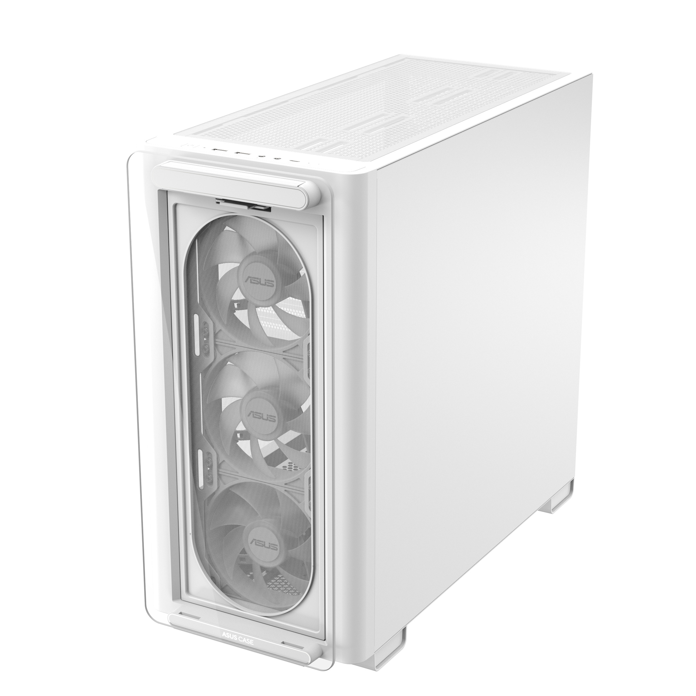 ASUS PC Case mATX Tempered Glass 4xARGB Fans A23 PLUS White - nxt.cy ...