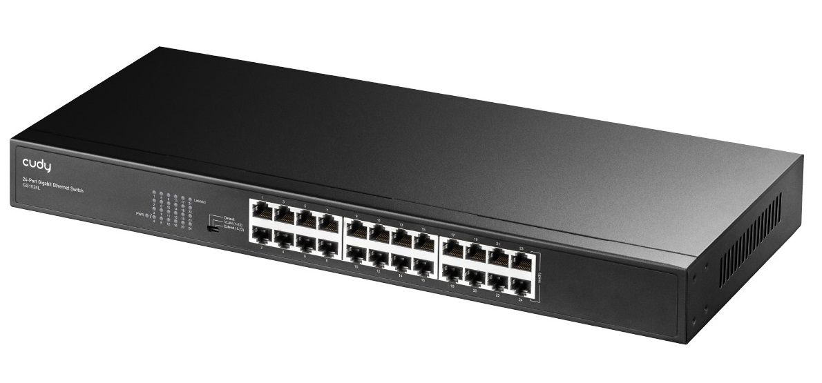 Cudy Switch Gigabit Ethernet 24-Ports Rackmount GS1024L - nxt.cy ...