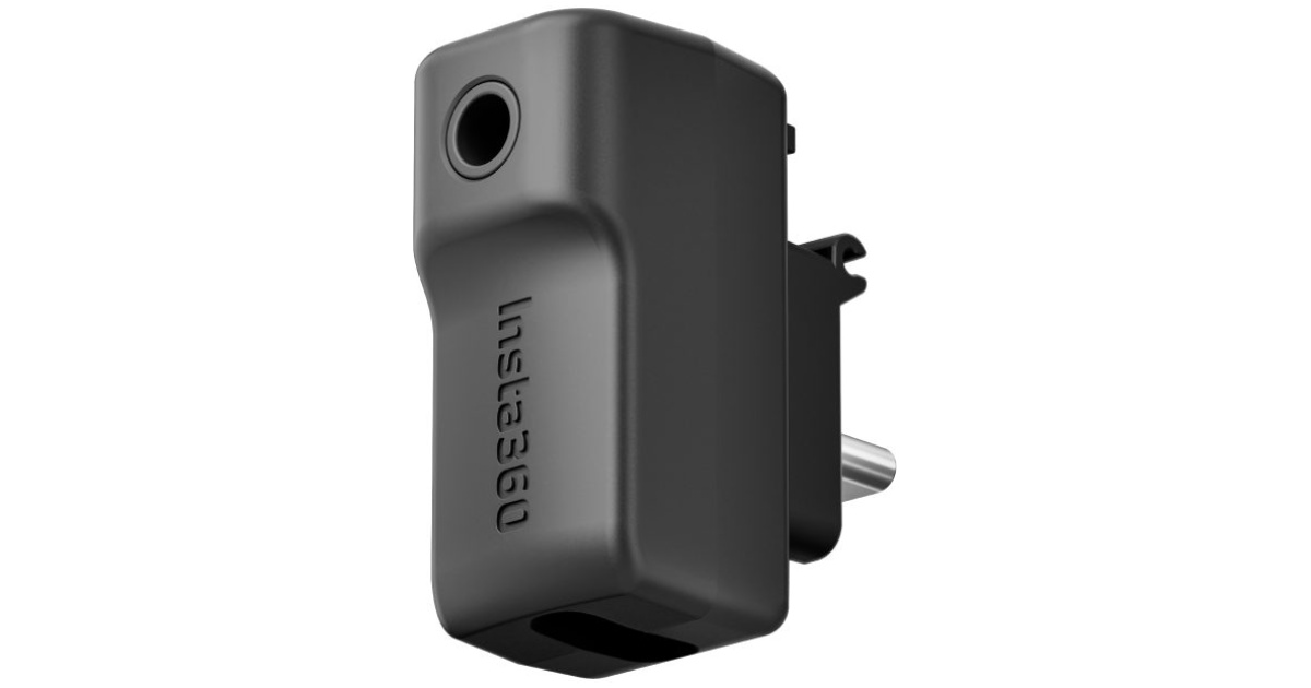 Insta360 X3 Mic Adapter - Adaptor to connect external microphone 3.5mm ...