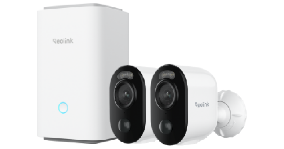 Reolink HUB Home Hub Kit with 2x Argus Series B310 + 128GB SD Card ...