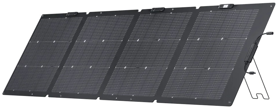 EcoFlow SPP Solar Panel Portable NextGen 220W Bifacial & Metal Stand ...