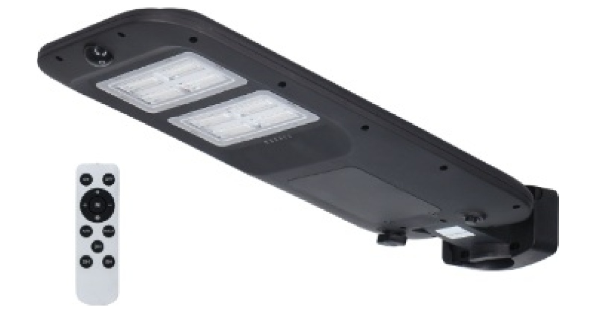 GBC ON SURF Pole Mounted 100W Solar Dimmable LED Light with PIR ...