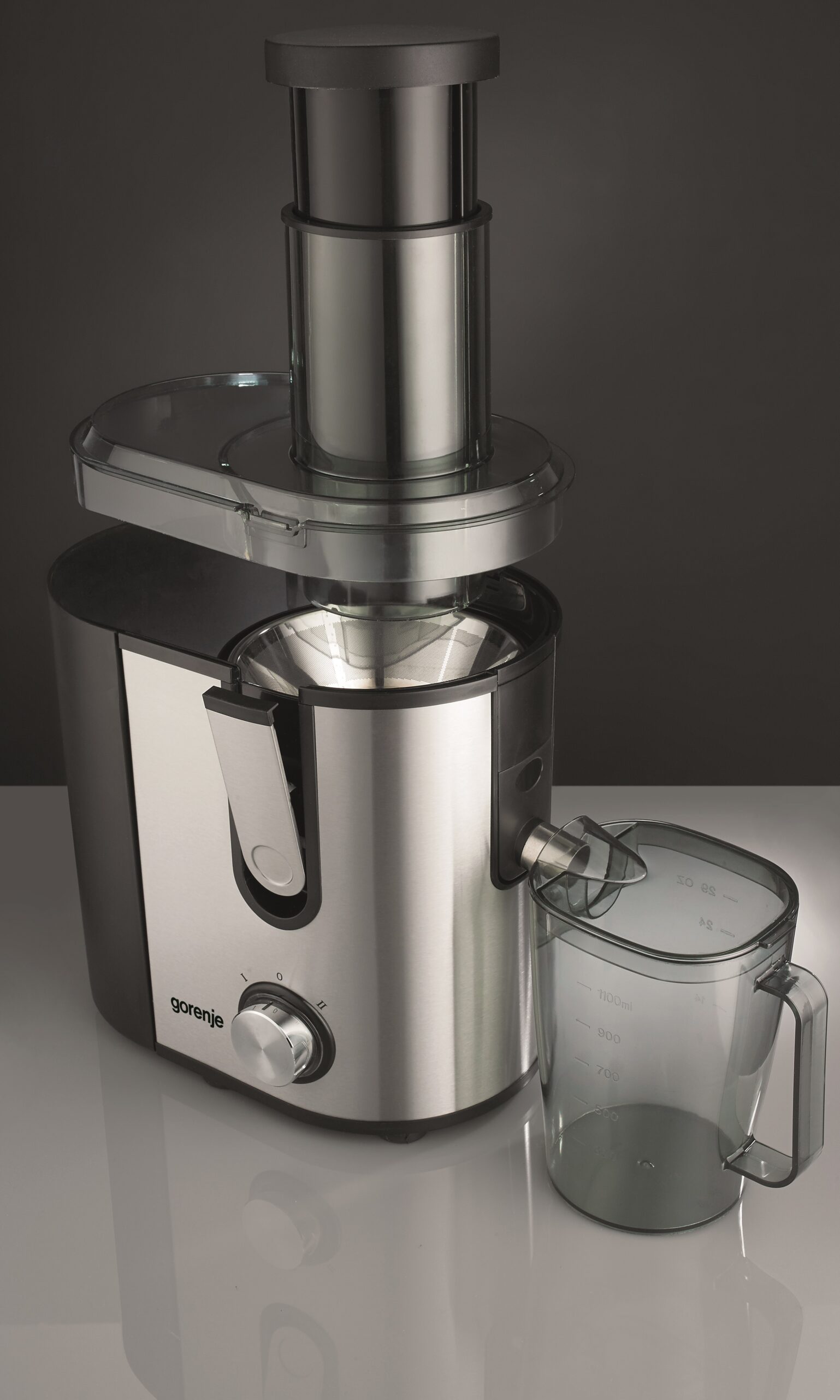 Gorenje Kitchen Juicer 900W 1.5L Pulp Container XXL Tube JC900E Inox ...